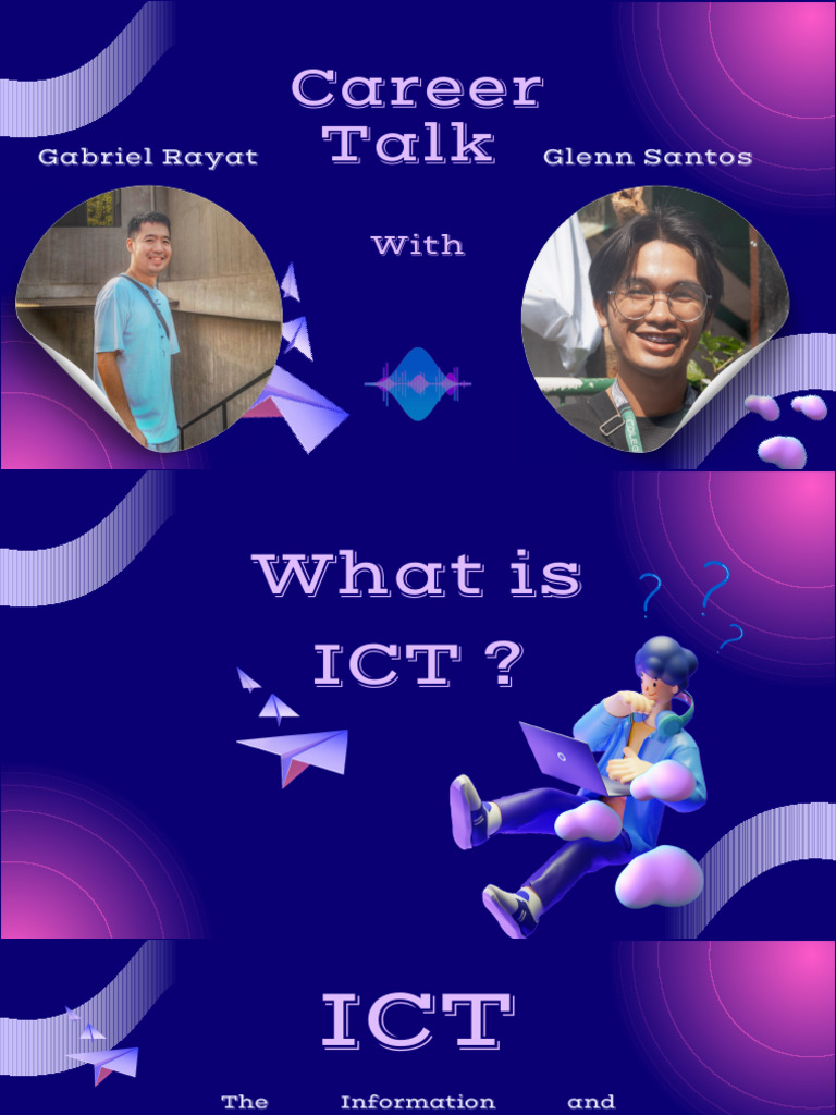 Career Talk For ICT in PDF | PDF | Educational Technology | Computing
