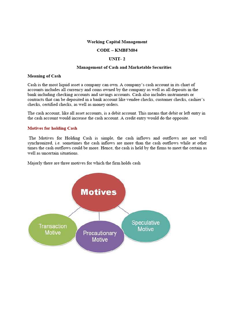 Principles of Working Capital Management - 040735 | PDF | Bonds ...