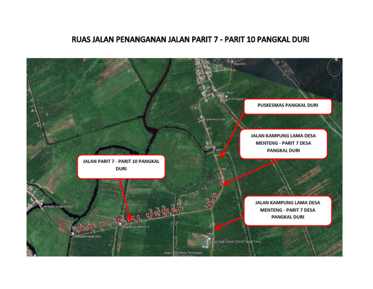 Ruas Penanganan Parit 7 - Parit 10 Desa Pangkal Duri | PDF