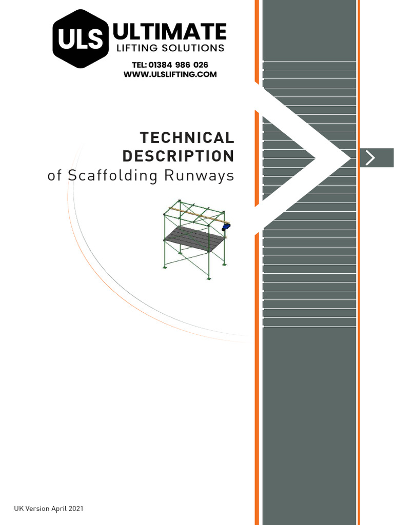 Scaffolding Runway System | PDF | Scaffolding | Manufactured Goods