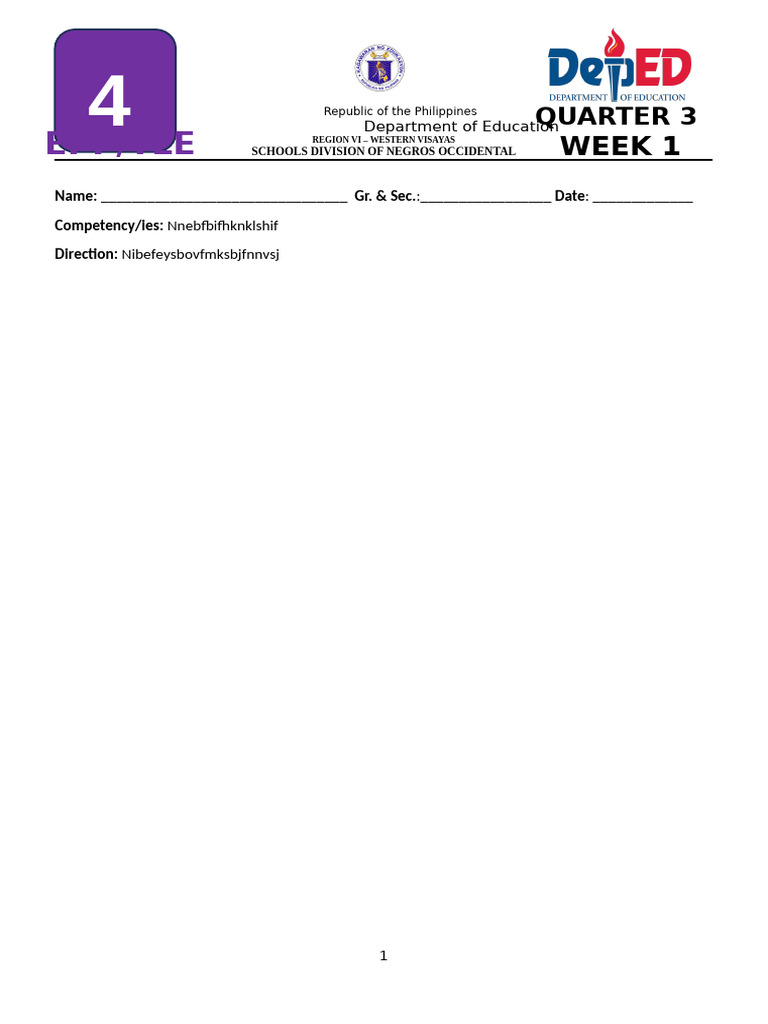 Epp - Tle Grades 4 10 | PDF