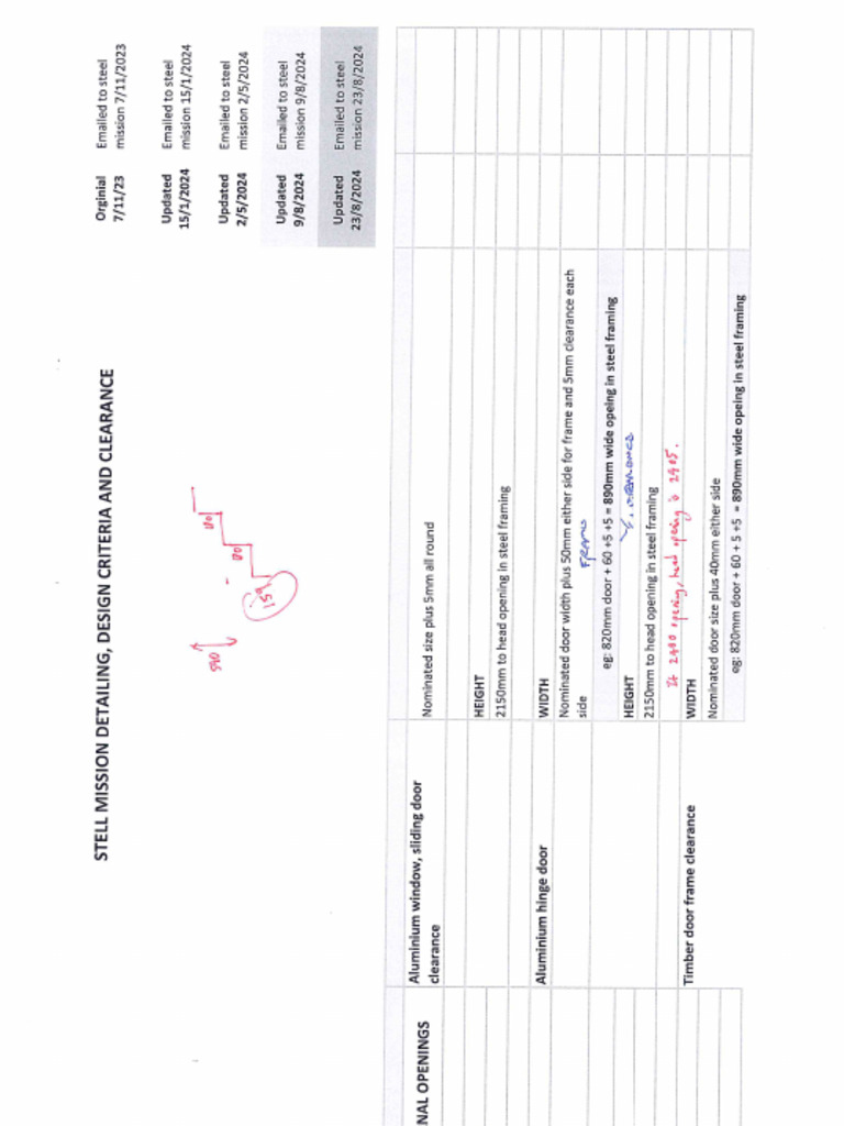 Steel Frame Shop Drawing Checklist | PDF