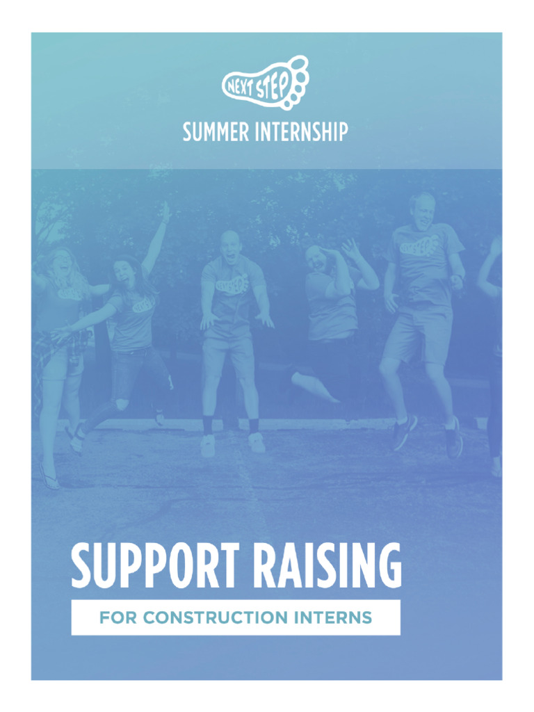 2024 Construction Intern Support Packet | PDF | Fundraising | Prayer