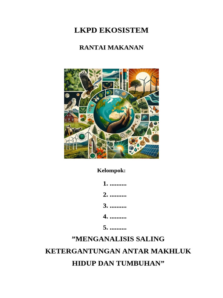 LKPD Ekosistem | PDF