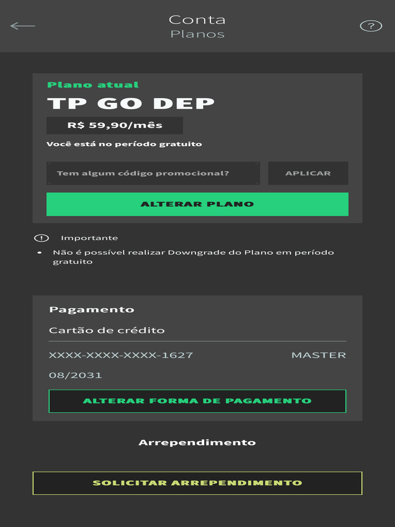 Código Promocional TotalPass | PDF
