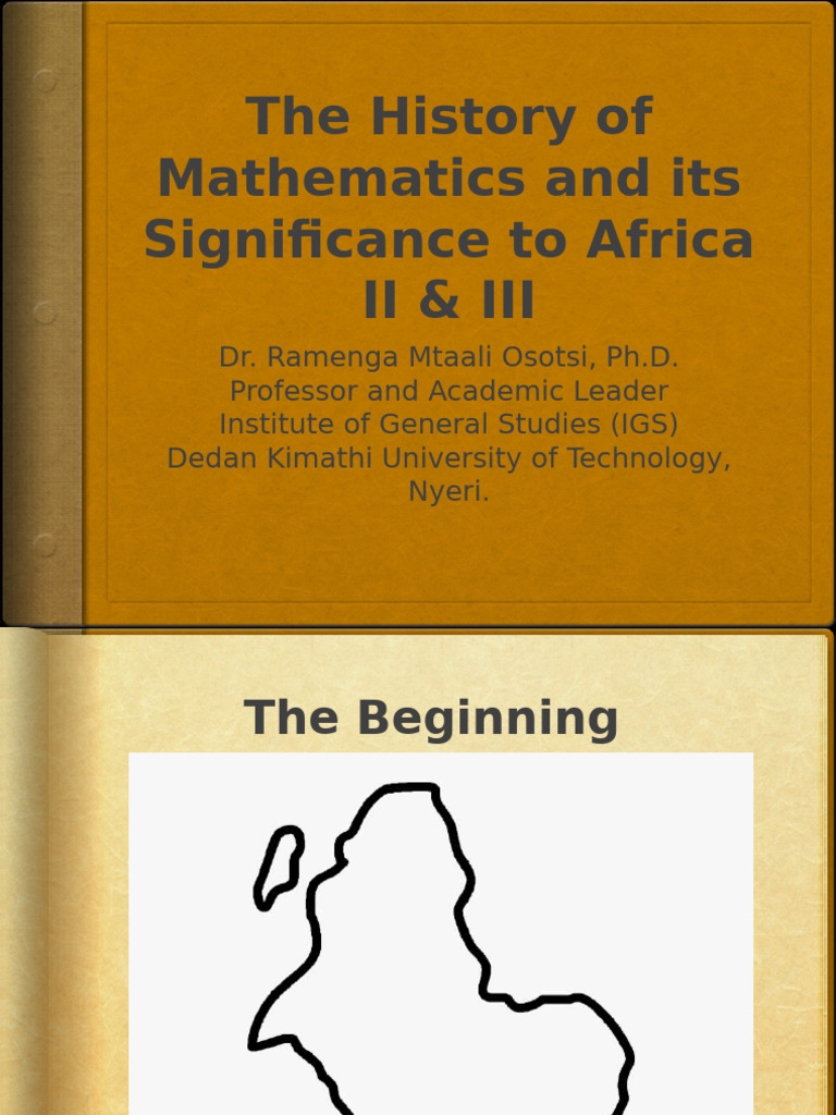 African Mathematics: A Historical Reclamation | PDF | Pythagoras ...