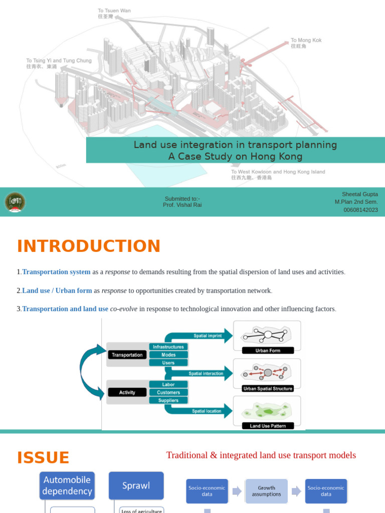 Land Use Integration in Transport Planning - Hong Kong | PDF | Public Transport | Transport
