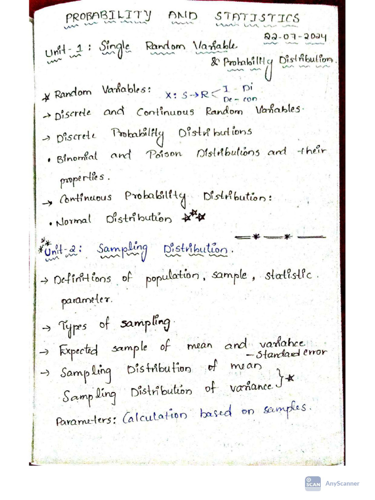 P&S Notes - Compressed | PDF