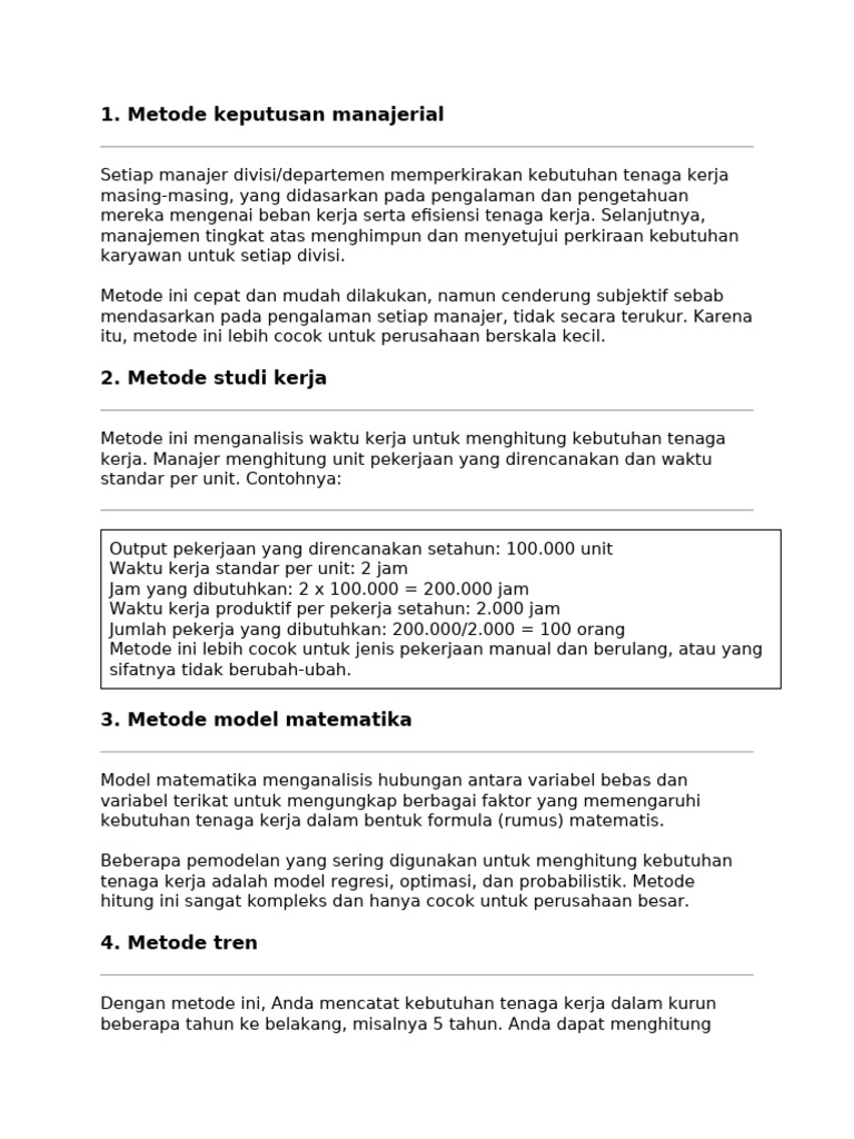 Metode Pengukuran Ratio | PDF