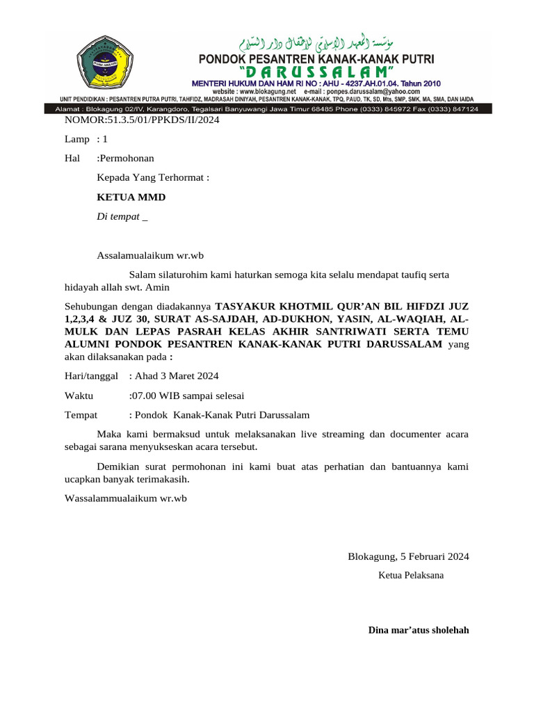 Persuratan Peminjaman | PDF