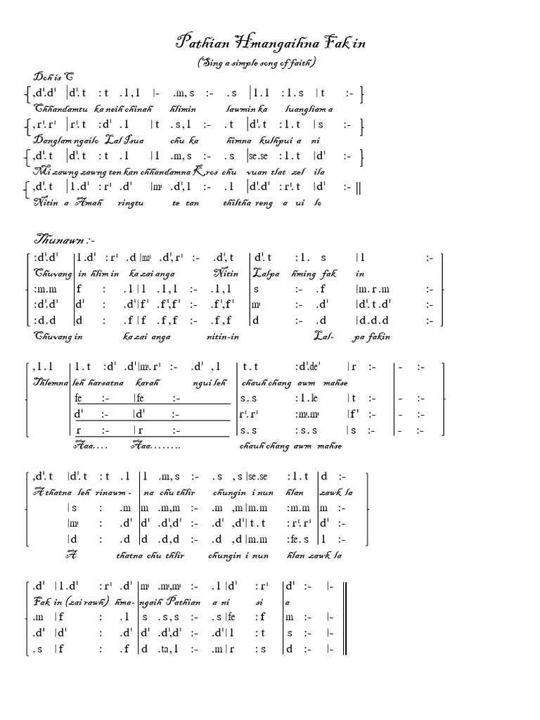 Pathian Hmangaihna Fakin | PDF