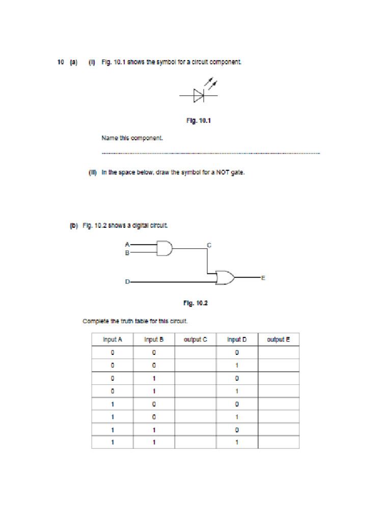 Logic Gates Igcse | PDF