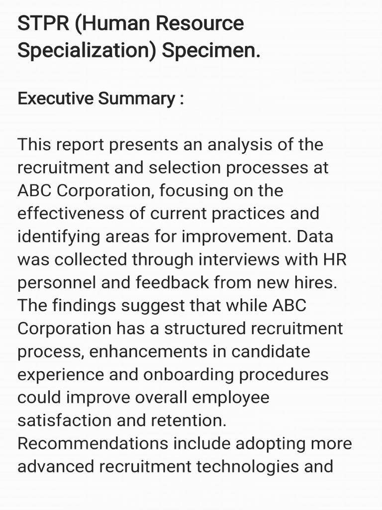 STPR - Guide Details (Students) | PDF