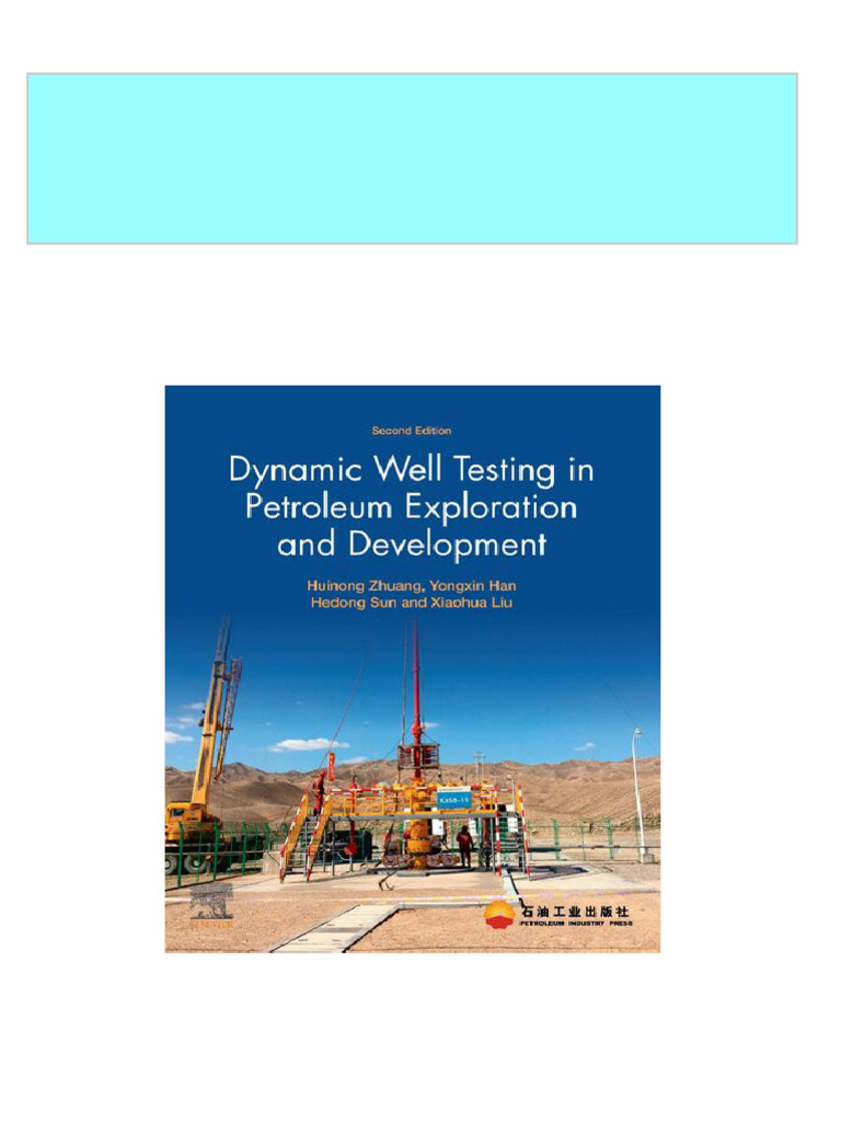 Complete Download Dynamic Well Testing in Petroleum Exploration and ...