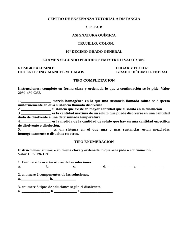 Examen de Decimo | PDF | Sistema urinario | Sangre