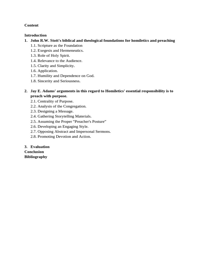 BB Homelitics John R 2nd | PDF | Sermon | Homiletics