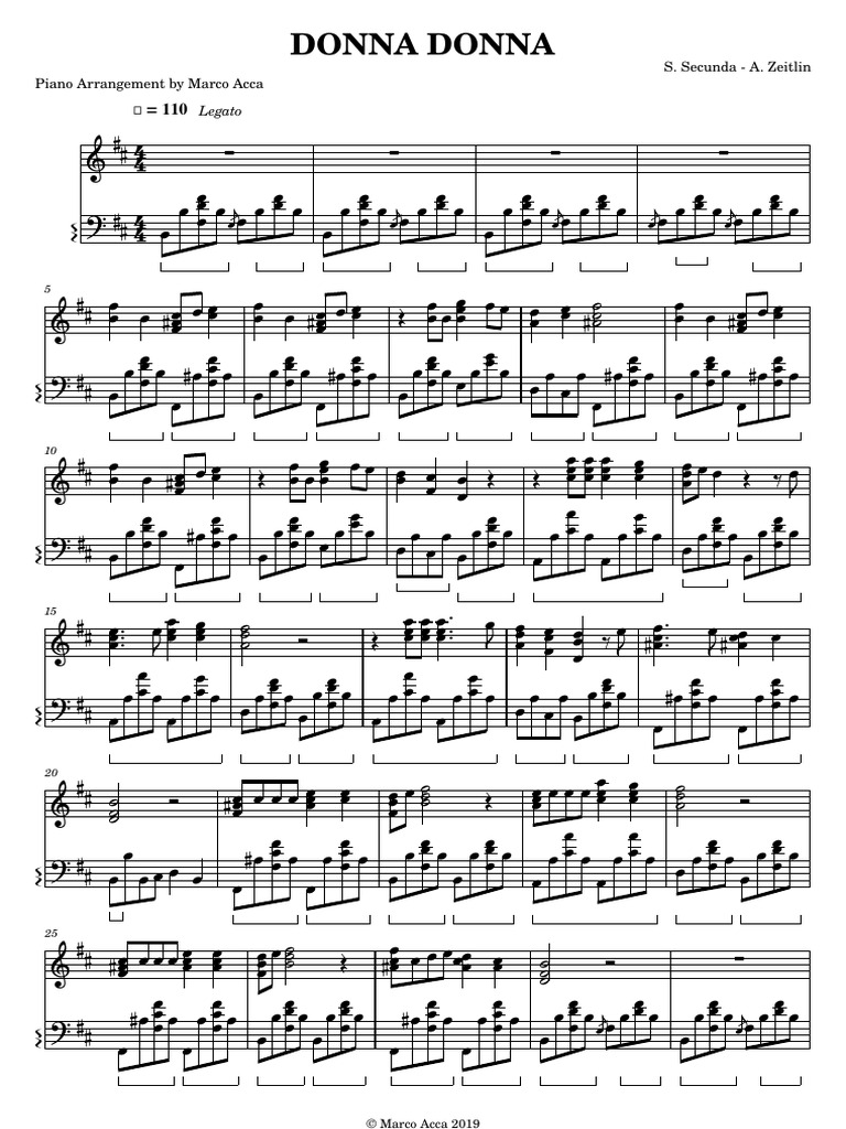 Donna Donna | PDF | American Folk Music | Songs