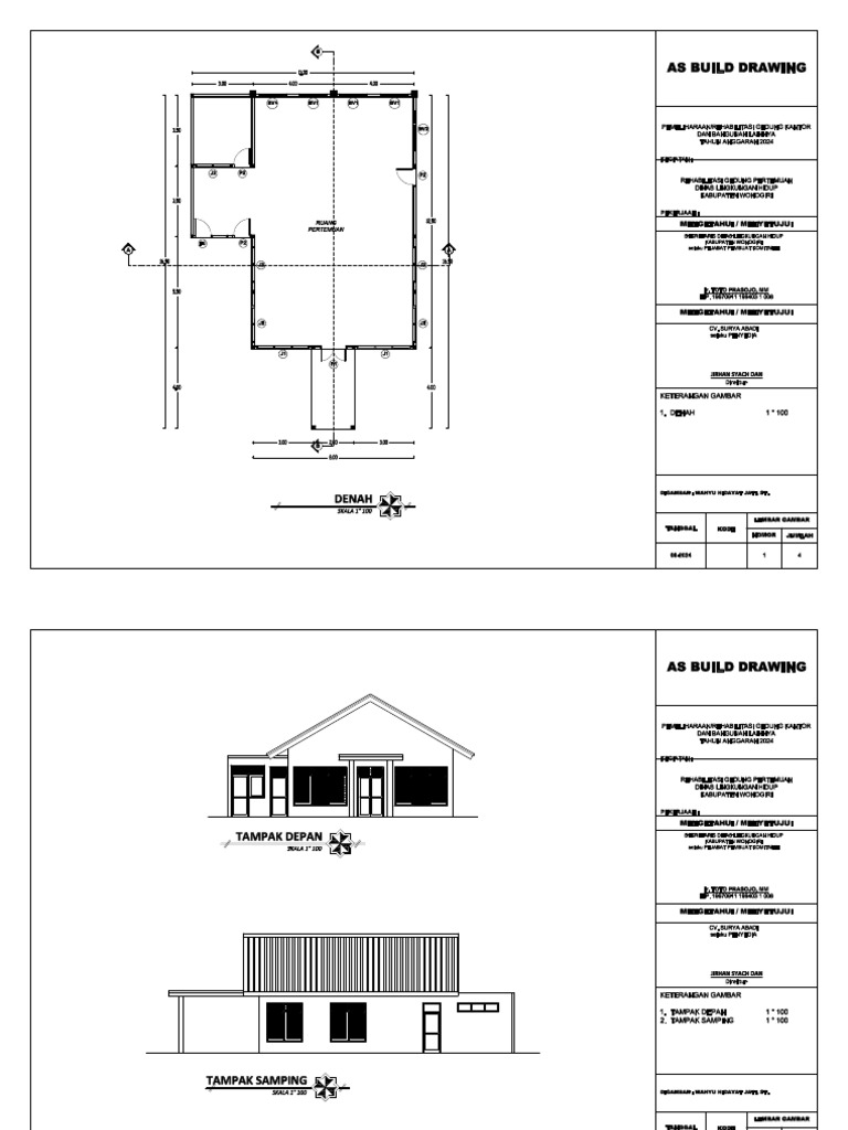 As Build Drawing DLH | PDF