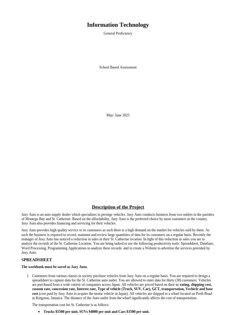 SBA Excel 2025 Outline | PDF | Worksheet | Interest