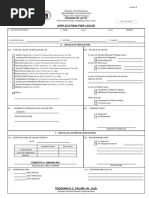 CS Form No. 6 Revised 2020 Application For Leave Fillable 2024 TEACHING ...