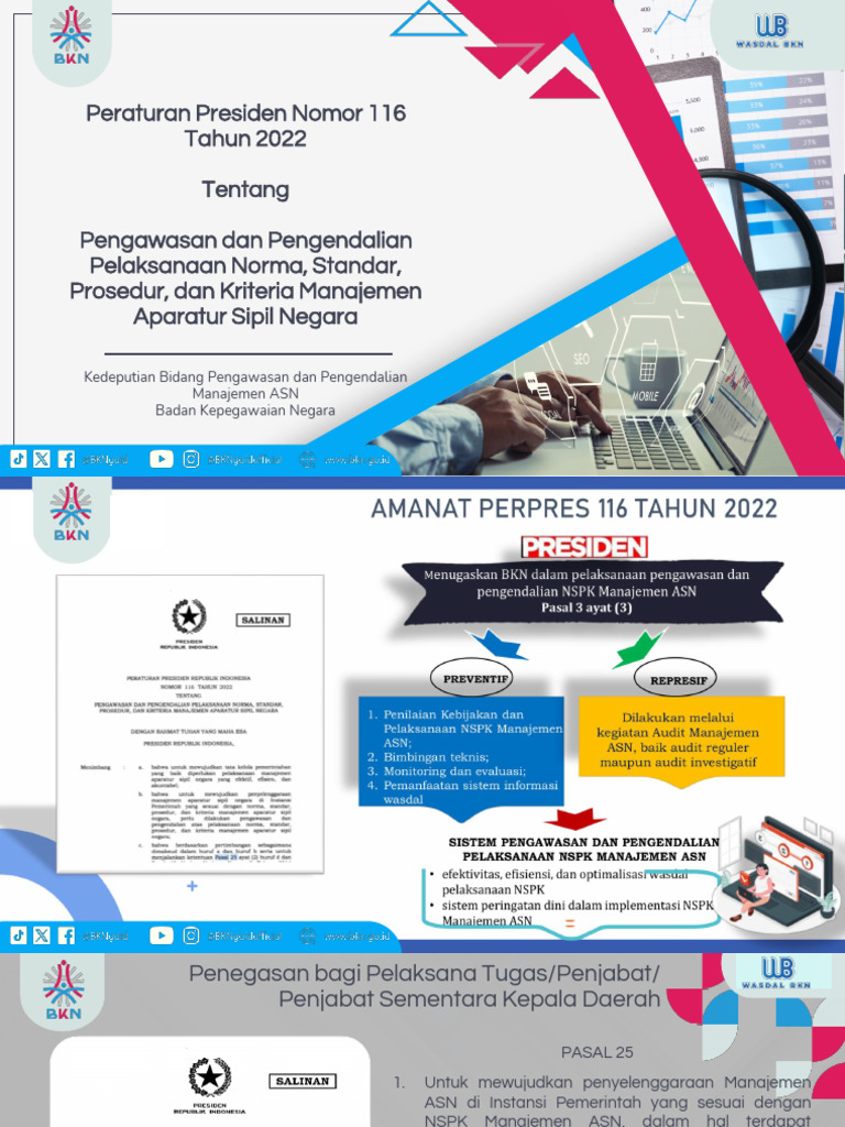 Paparan Perpres 116 - Pemberhentian Dan Mutasi | PDF