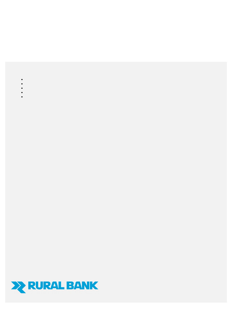 Rural Bank Banking Accounts Terms Conditions | PDF | Debit Card | Banks