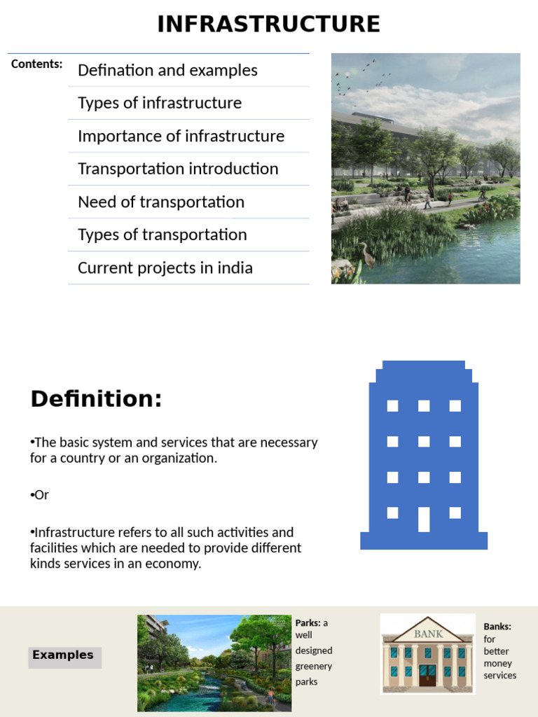 Need of Infrastructure | PDF | Infrastructure | Transport