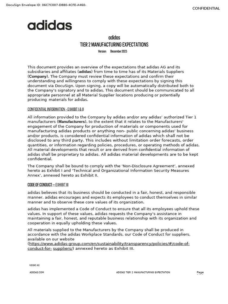 Complete With DocuSign Manufacturing Expecta | PDF | Information ...