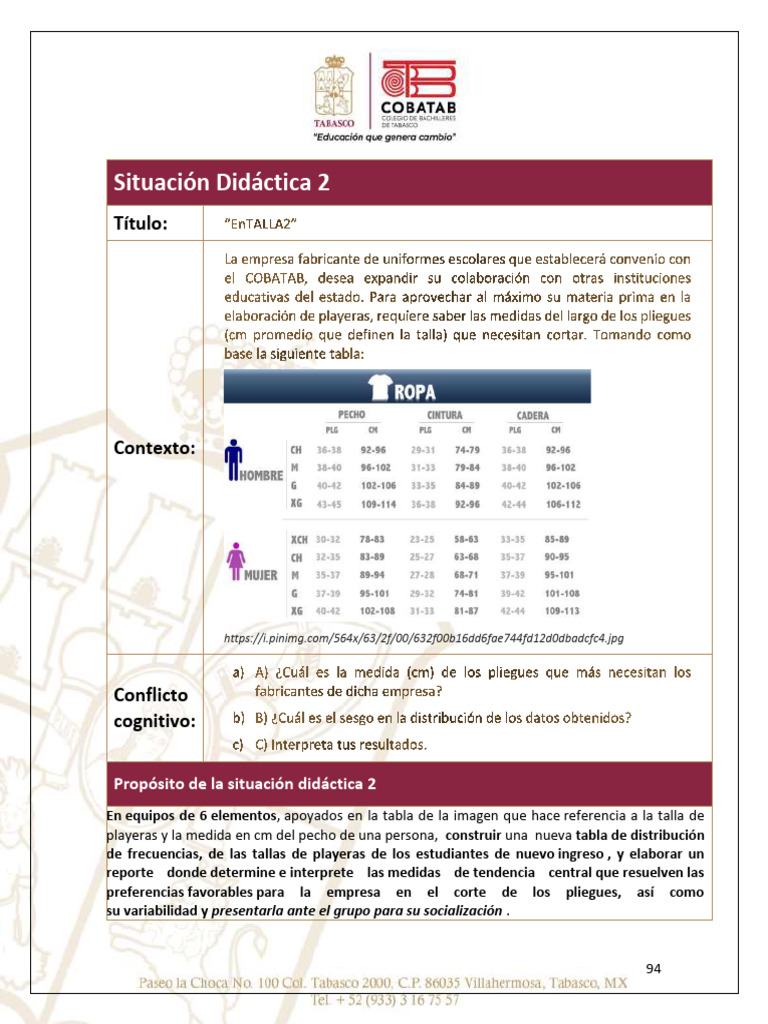 Quinto Semestre. - Guía Didáctica Del Docente. - Probabilidad y Estadística I-94 | PDF