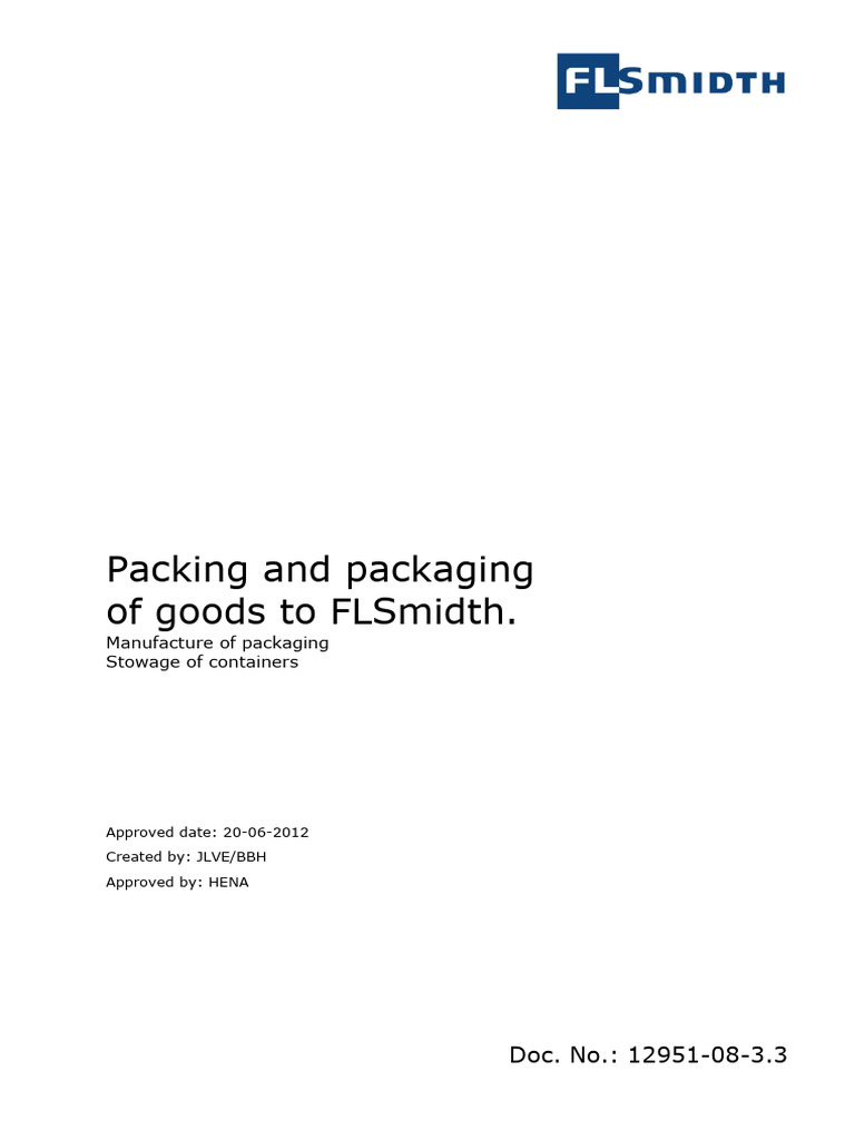 Packing Instruction 2012 | PDF | Dangerous Goods | Cargo