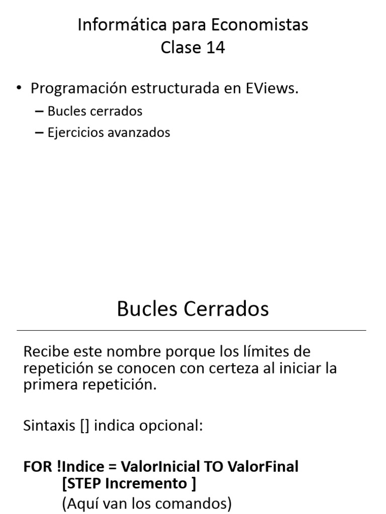 Clase 14 (SS) | PDF | Informática | Programación de computadoras