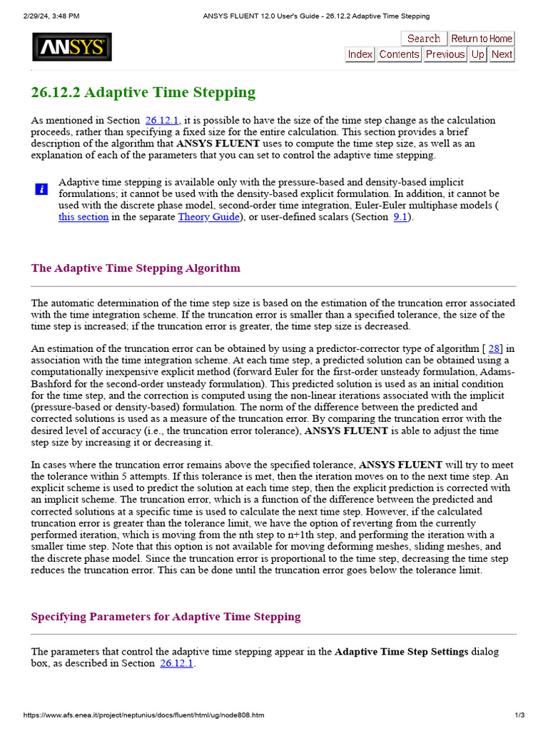 Adaptive Time Stepping Pdf Accuracy And Precision Algorithms