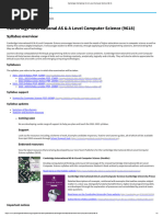 CS A2 Syllabus 2026 | PDF | Object Oriented Programming | Computer Programming