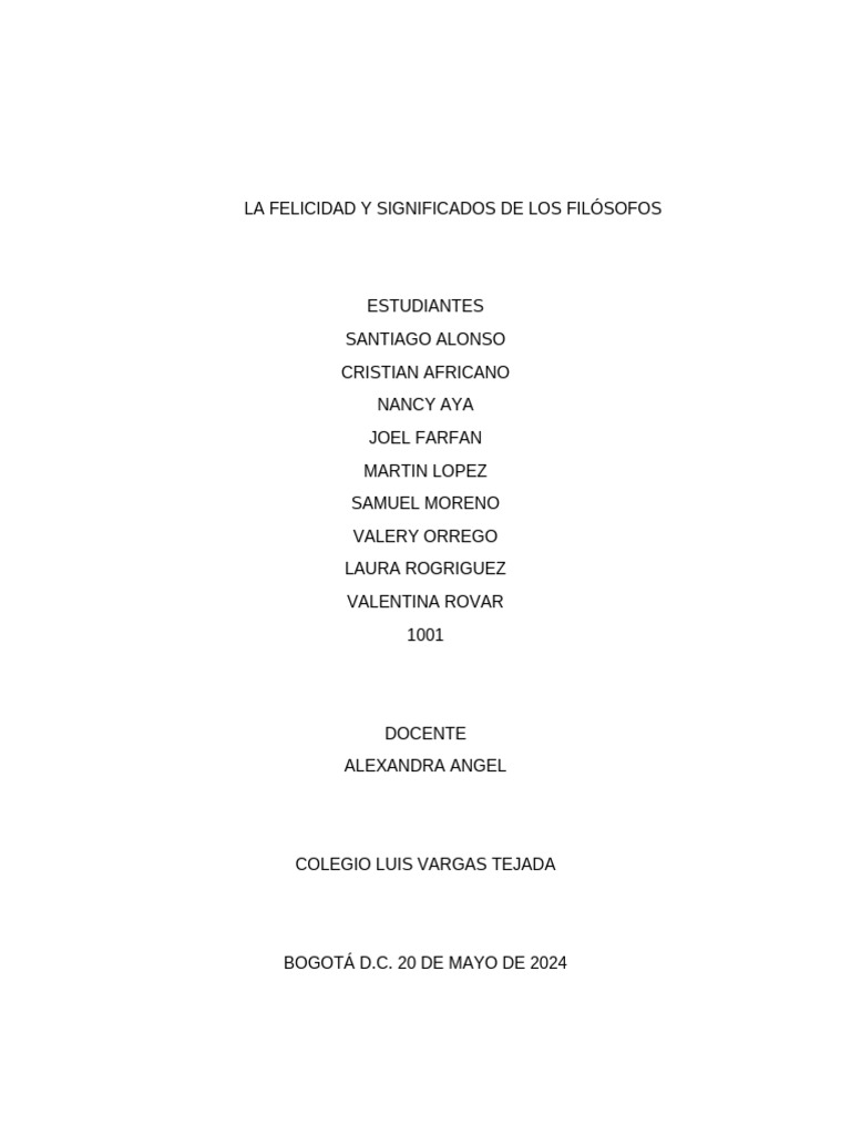 Filosofía de la Felicidad: Claves y Pensadores | PDF | Immanuel Kant ...