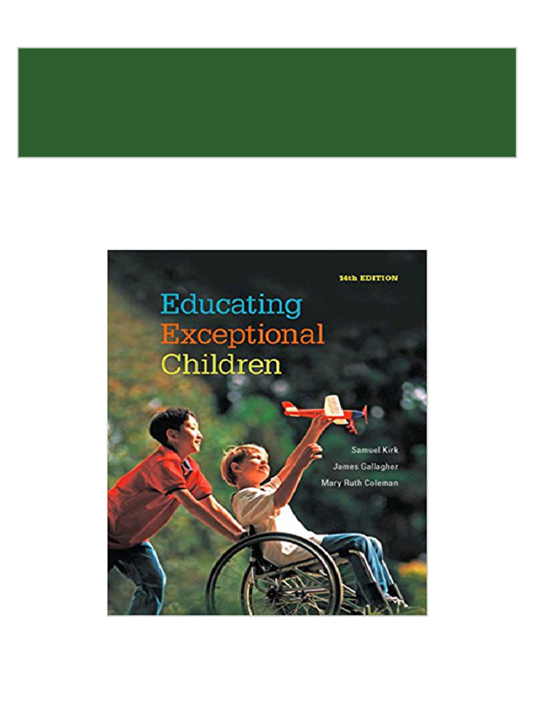 (Ebook PDF) Educating Exceptional Children 14th Edition All Chapters ... (Ebook PDF) Educating Exceptional Children 14th Edition All Chapters ...