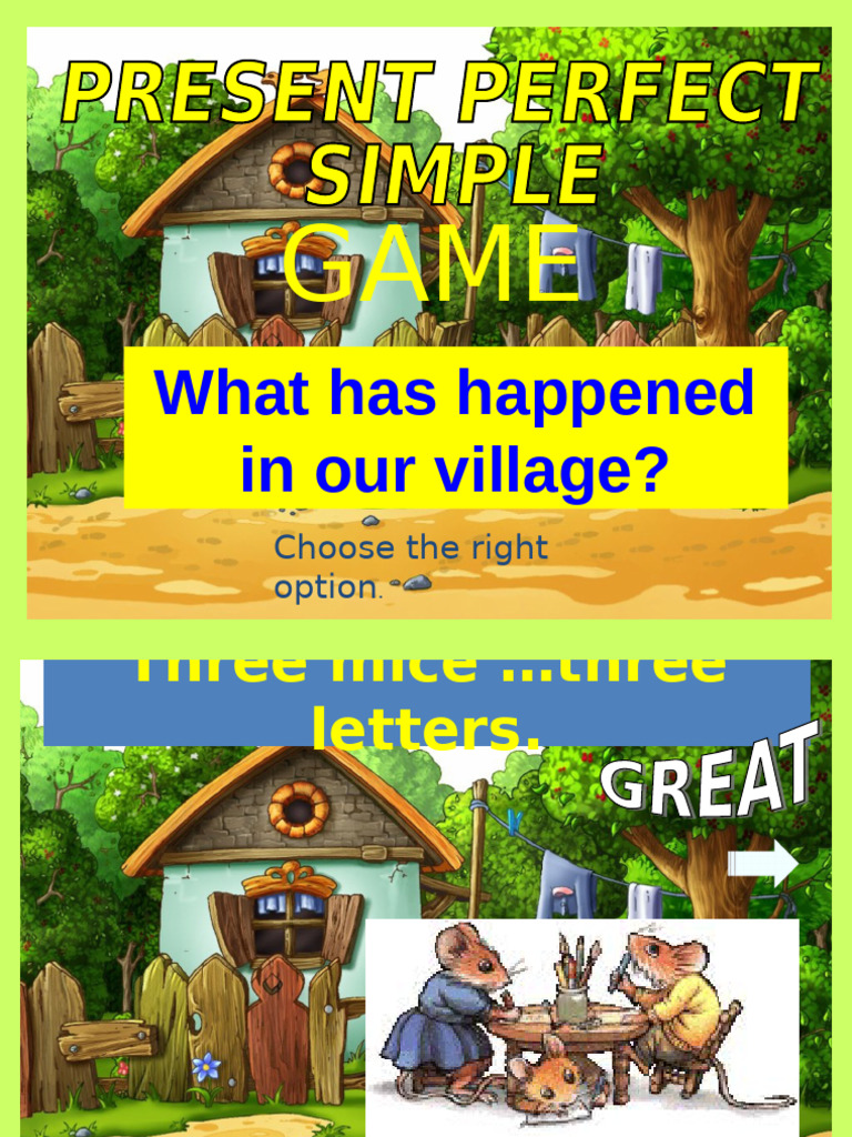 ИГРА -Present-Perfect | PDF