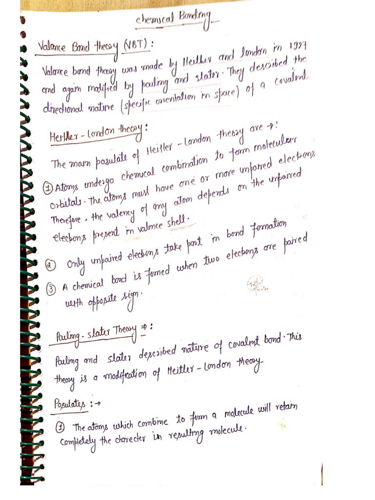 Inorganic Chemistry BSC 3rd Year | PDF