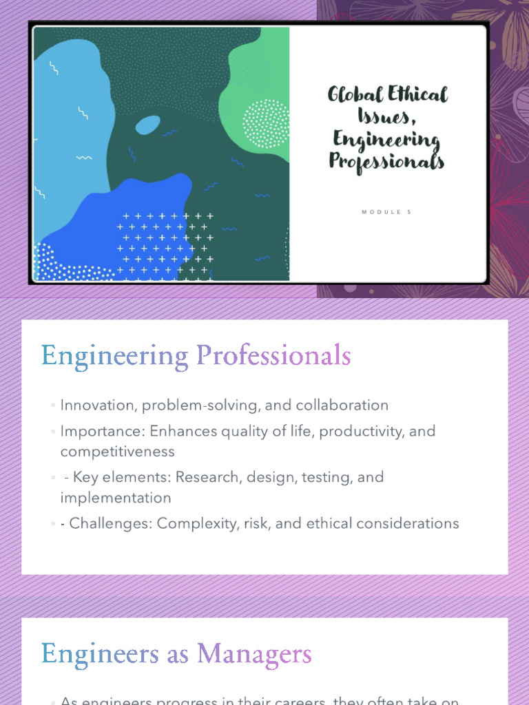 Mod 5 - Global Ethical Issues | PDF