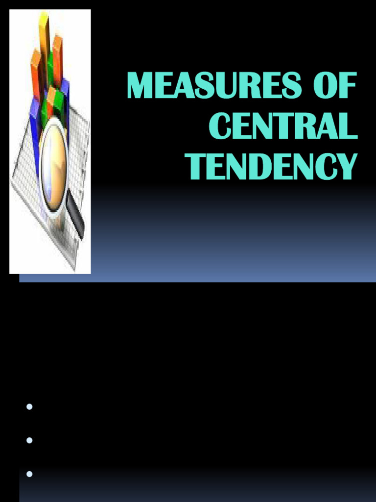 Measures of Central Tendency | PDF | Mode (Statistics) | Mathematics