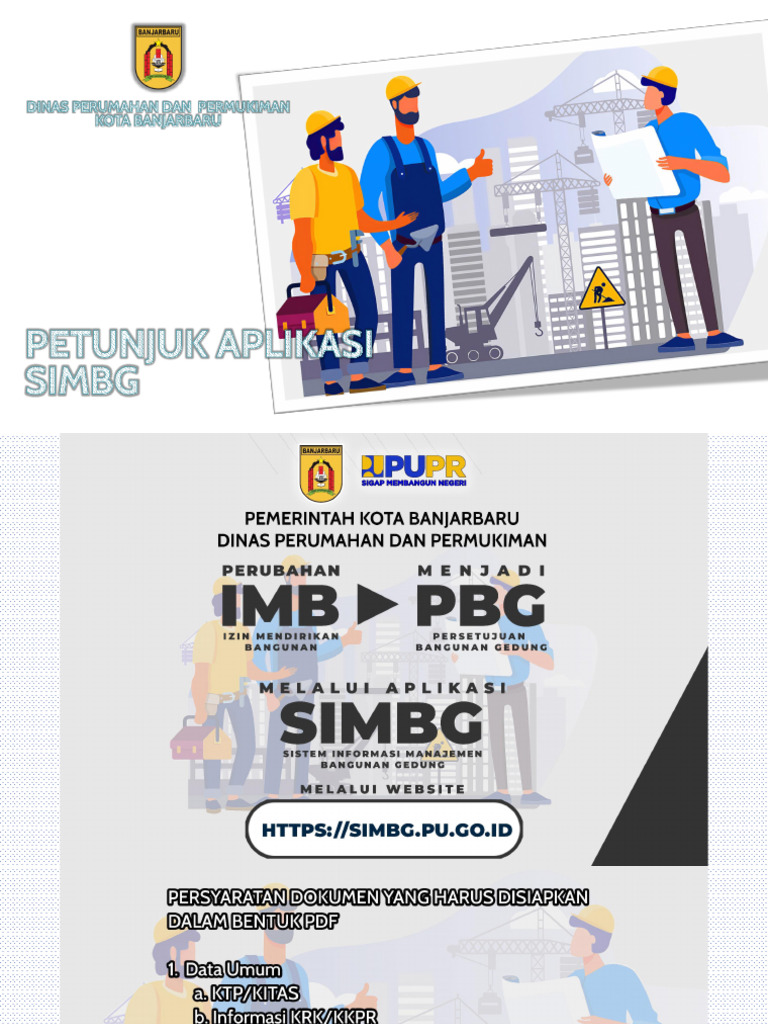 Petunjuk Aplikasi Simbg 2023 | PDF