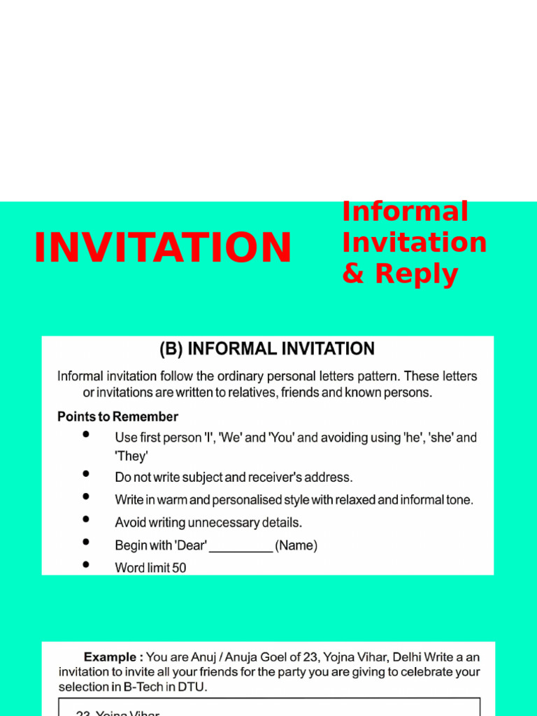 Informal Inv | PDF