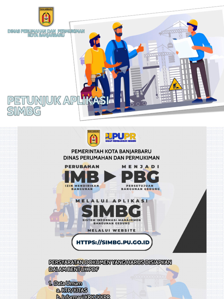 Petunjuk Aplikasi Simbg Khusus Rumah 2023 | PDF