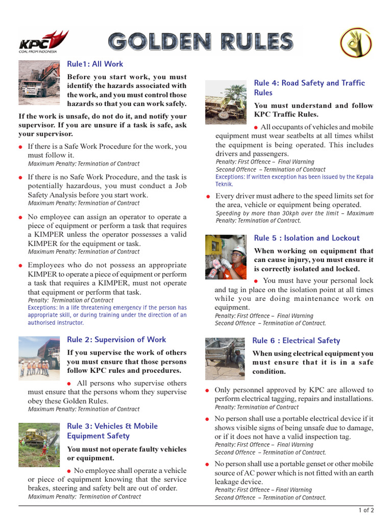 Safety Rules and Penalties Overview | PDF | Seat Belt | Safety