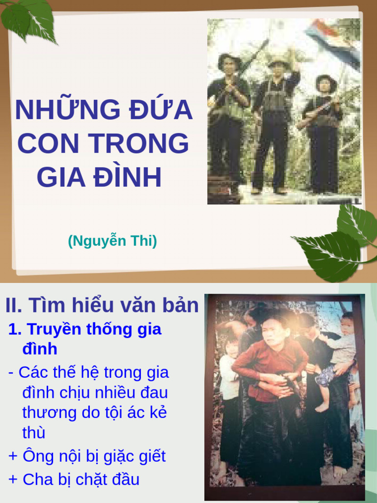 Nhung Dua Con Trong Gia Dinh | PDF