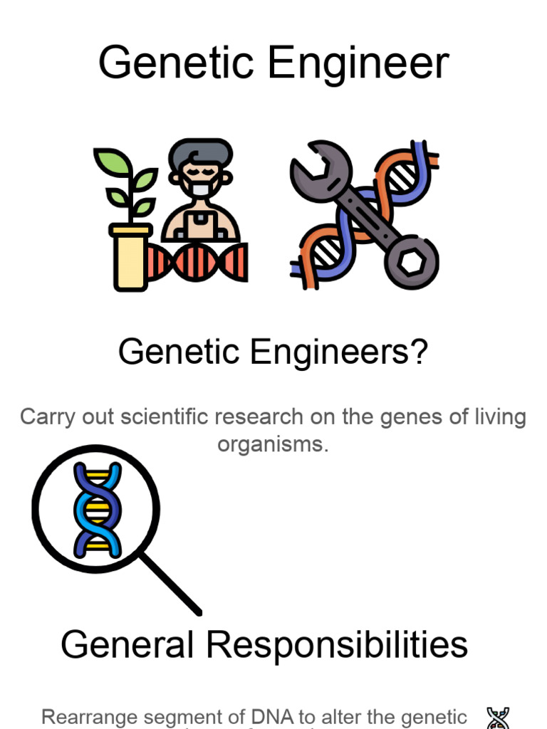Career Presentation | PDF | Genetic Engineering | Genetics