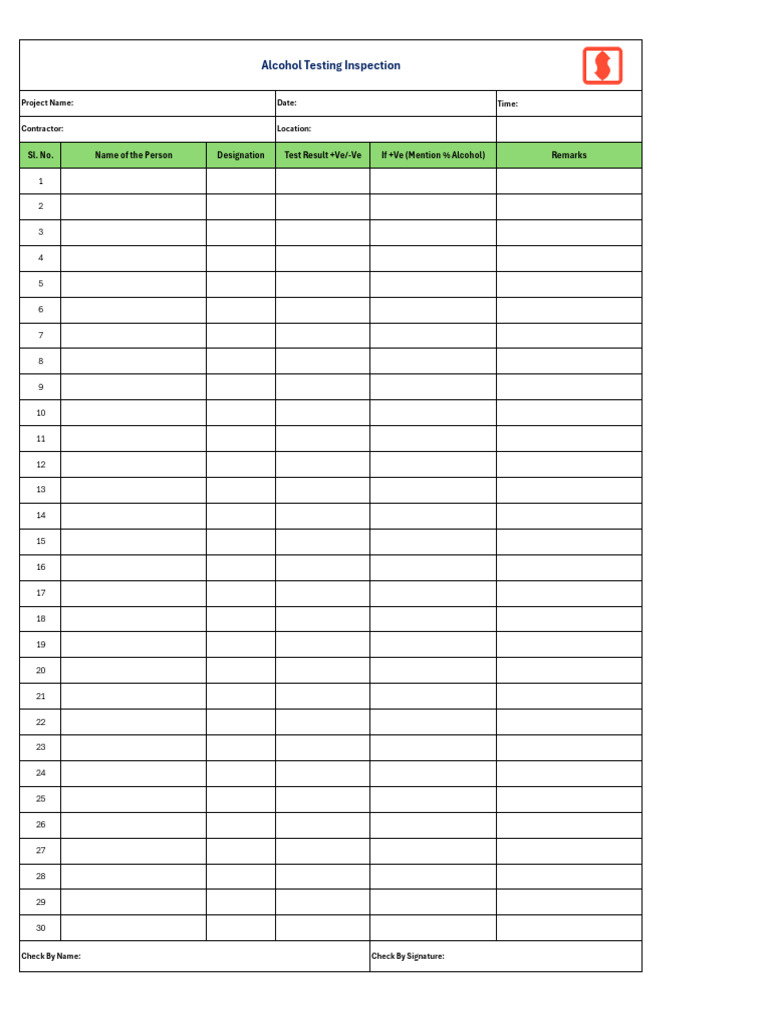 Alcohol Testing Inspection | PDF