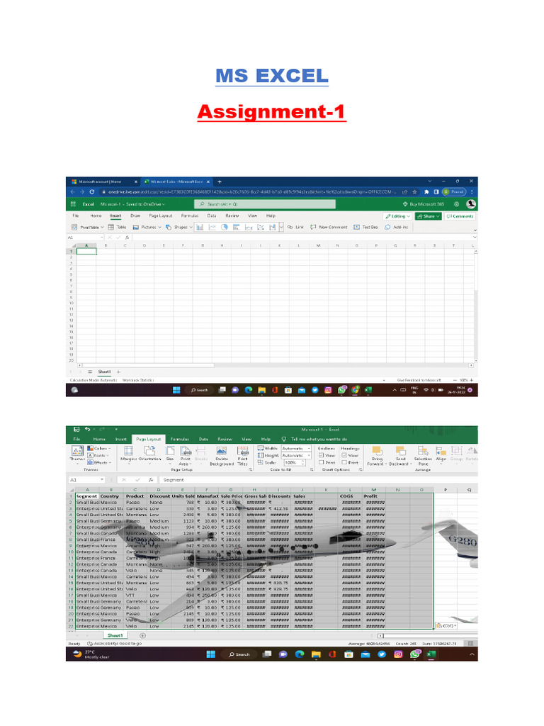 Lekhasri (Excel) | PDF | Microsoft Excel | Spreadsheet
