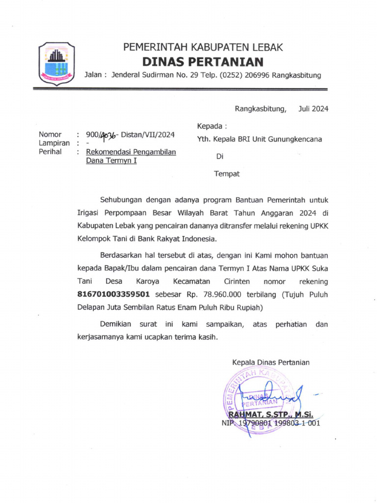 Rekom Suka Tani | PDF