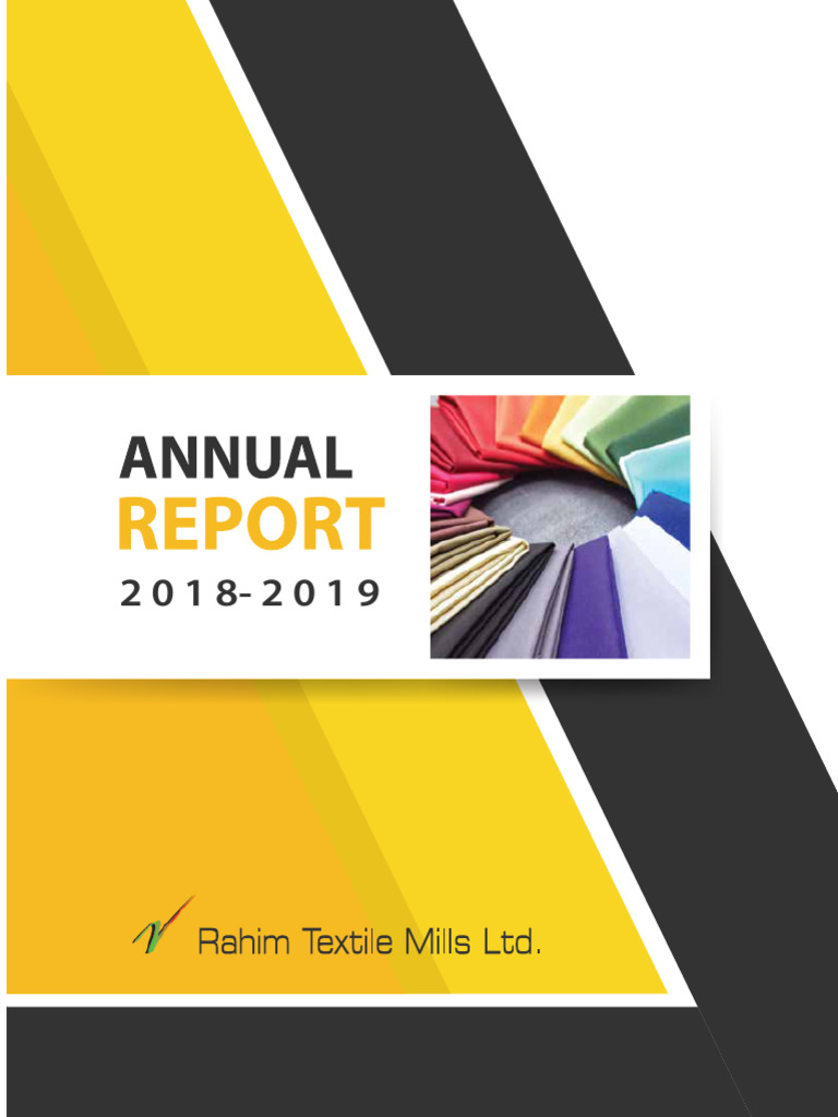 RTM Annual Report 2018-19 | PDF | Board Of Directors | Dividend