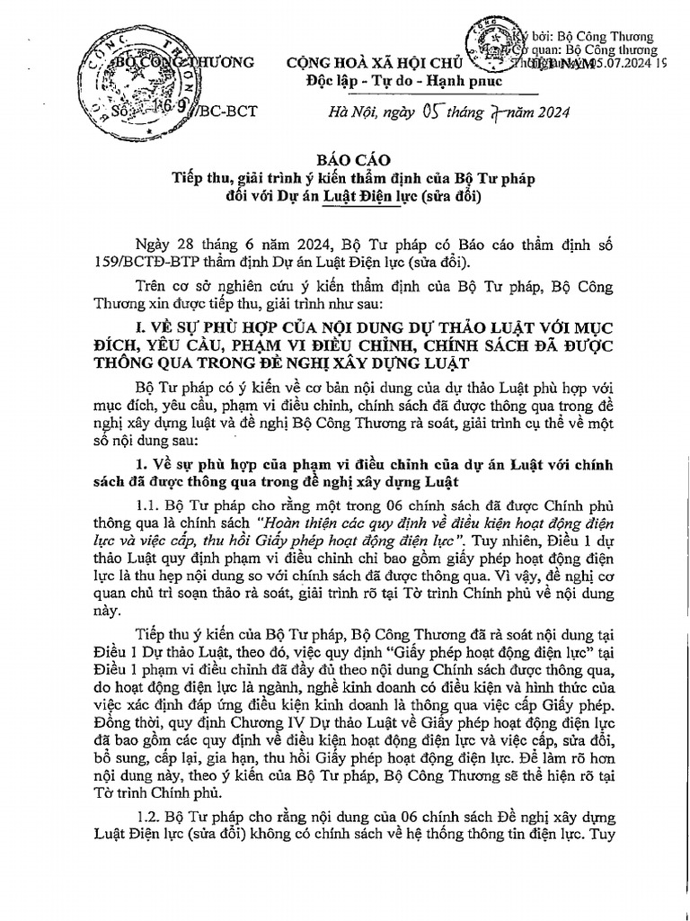 bc169-BCT Gtrinh Yk Tham Dinh DA Luat Dien Luc (SD) | PDF